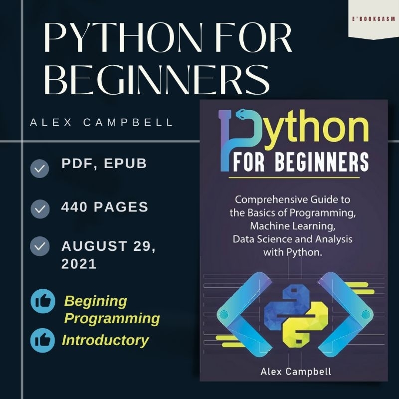 Python For Beginners - Alex Campbell「EBOOK」 | Shopee Malaysia