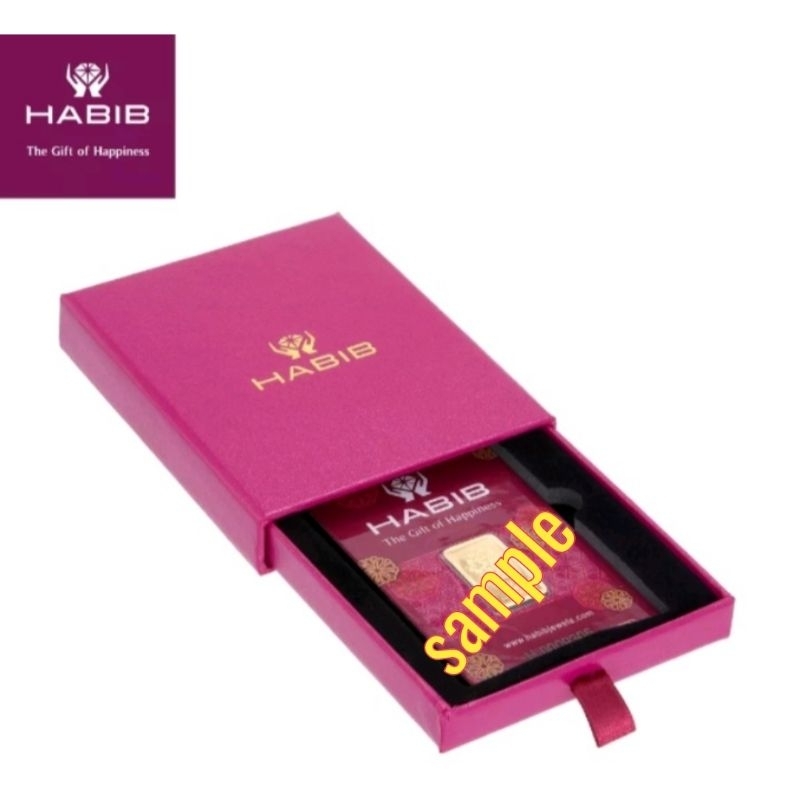HABIB JEWELS / MASDORA GOLD BAR GIFT BOX (Used) | Shopee Malaysia