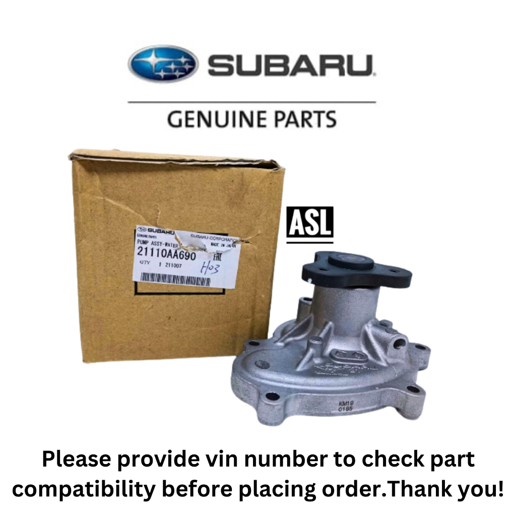 21110AA690 Genuine Subaru FB16 FA20 FB20 FB25 NA Water Pump BRZ ...