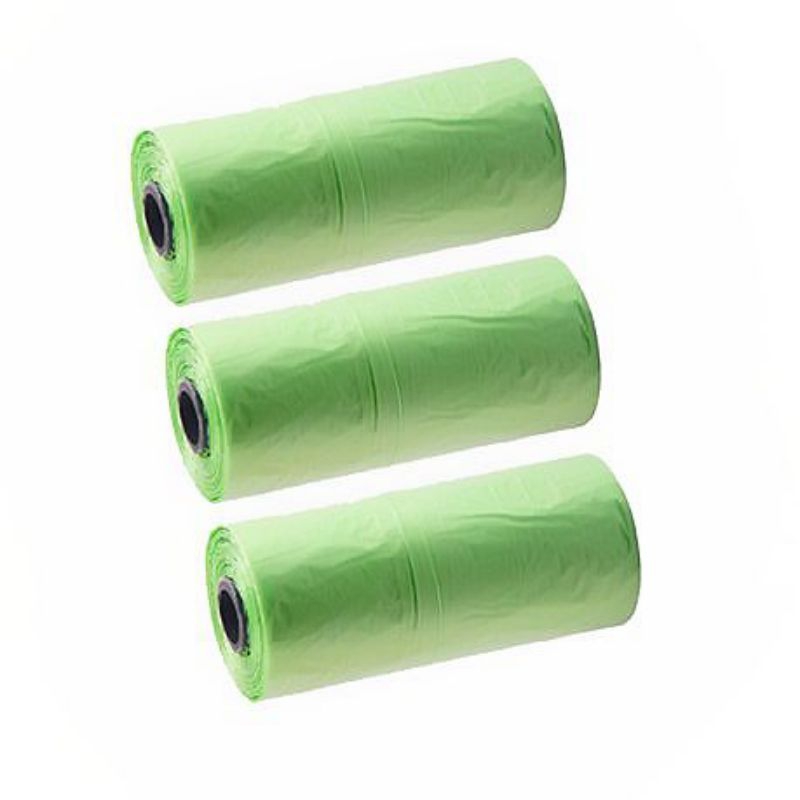 Folded Perforated Roll Bag On Roll (Green) 1 KG | Shopee Malaysia