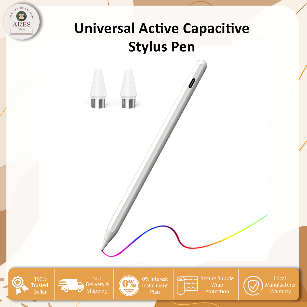 Universal Active Capacitive Stylus Pen For Phones / Tablets (Android ...