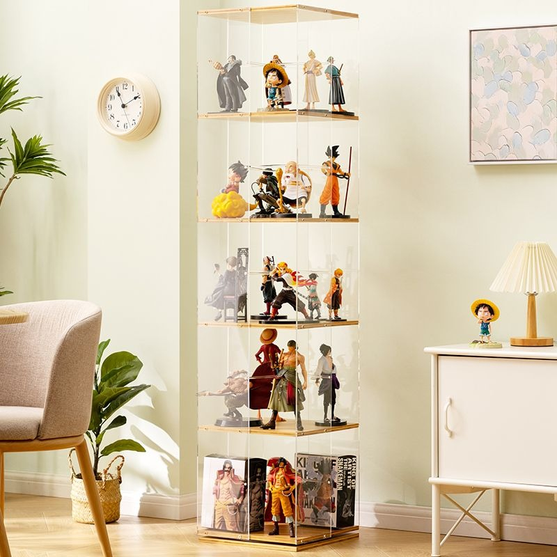 Rotating Hand-Made Display Cabinet Lego Building Blocks Acrylic Display ...