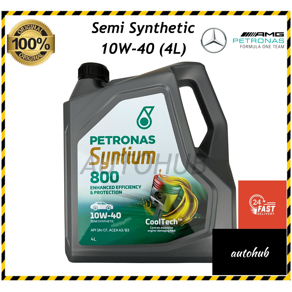 ORIGINAL Petronas AMG Mercedes 10W40 SYNTIUM 800 Engine Oil Semi ...