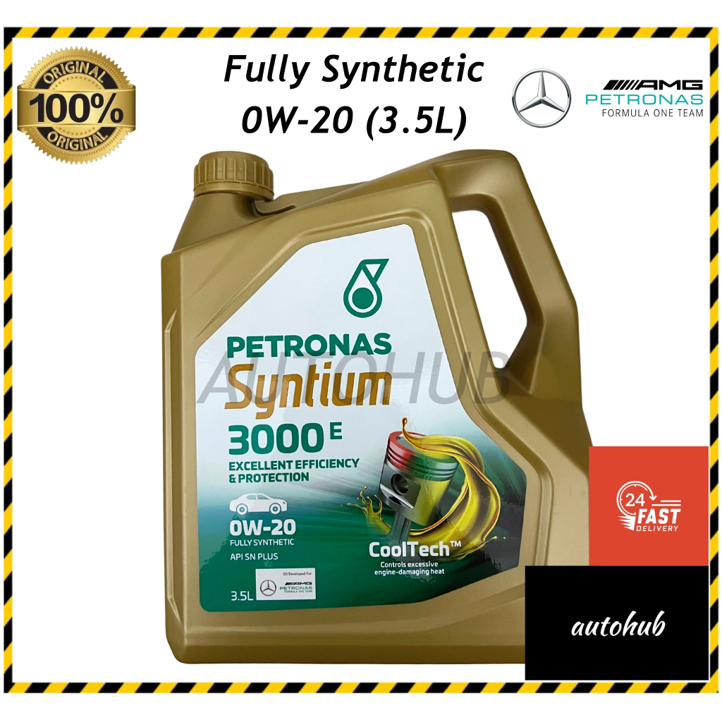 ORIGINAL Petronas AMG Mercedes 0W20 SYNTIUM 3000E Engine Oil Fully ...