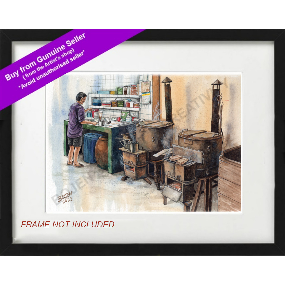 A4 PRINT PPICTURE POSTER WALL ART CARD - WATER COLOR PAINTING by Bojen ...