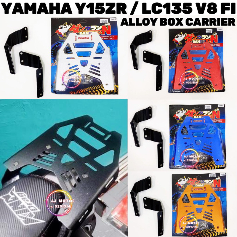 YAMAHA Y15ZR V1 V2 / LC135 V8 V9 FI TOP BOX ALLOY CARRIER MONORACK Y15 ...