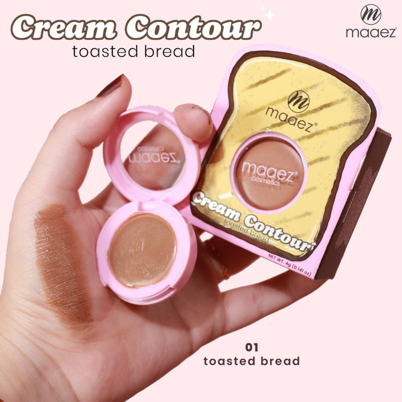 Maaez Cream Contour Toasted Bread 4g | Shopee Malaysia