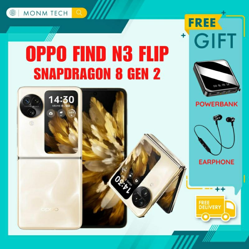 OPPO Find N3 Filp Phone Dimensity 9200 OPPO Fold Phone OPPO Find N3 Filp | Shopee Malaysia