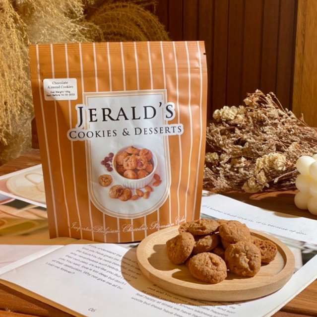 Chocolate Almond Cookies (Jerald’s Cookies) | Shopee Malaysia