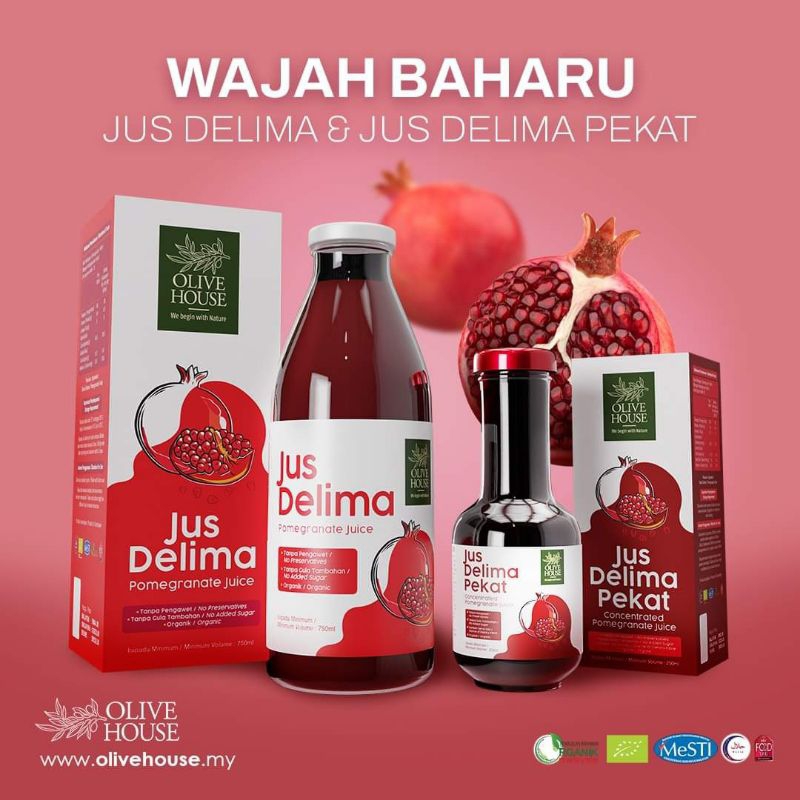 OLIVE HOUSE Jus Pati Delima Azerbaijan Turki Pomegranate Juice (Perahan ...