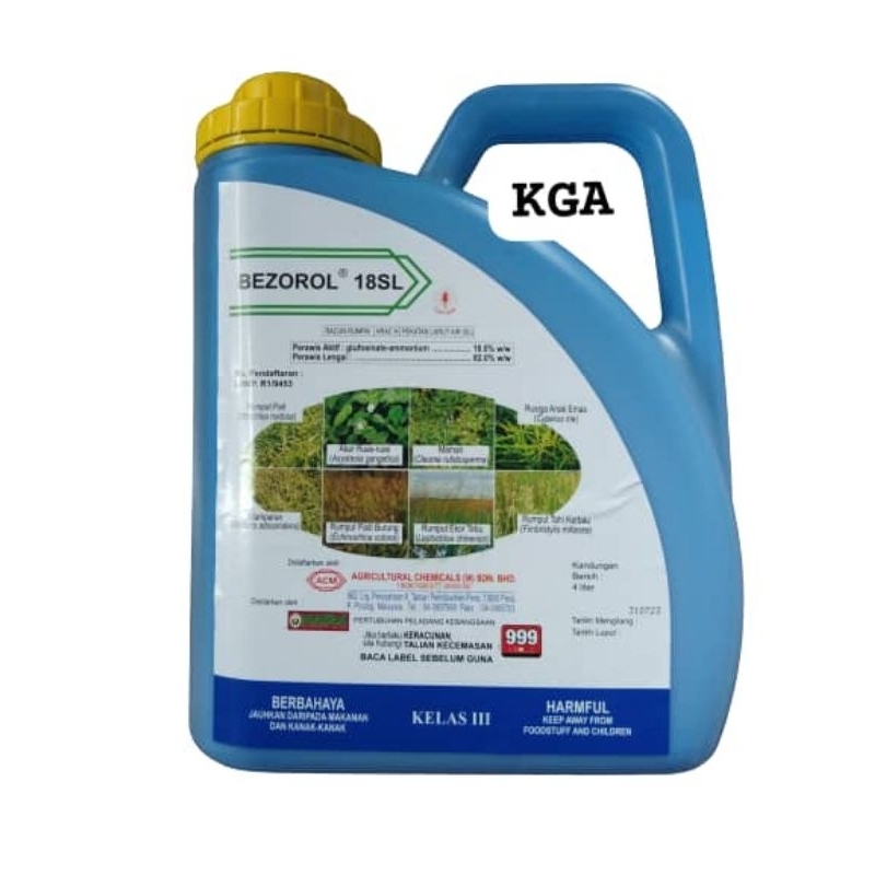 BEZOROL 18 SL Racun rumpai 4L | Shopee Malaysia