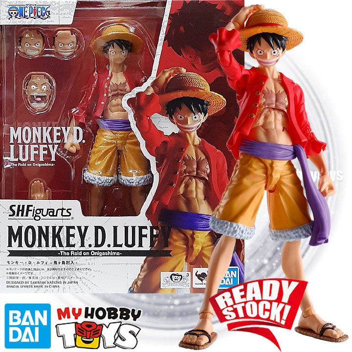Bandai Spirits S.H.Figuarts One Piece - SHF Monkey.D.Luffy ( The Raid on Onigashima ) Action ...