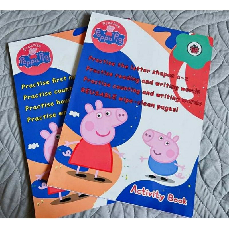 🔥New Arrival🔥2books Peppa Pig Activity Book 小猪佩奇英文练习册 | Shopee Malaysia
