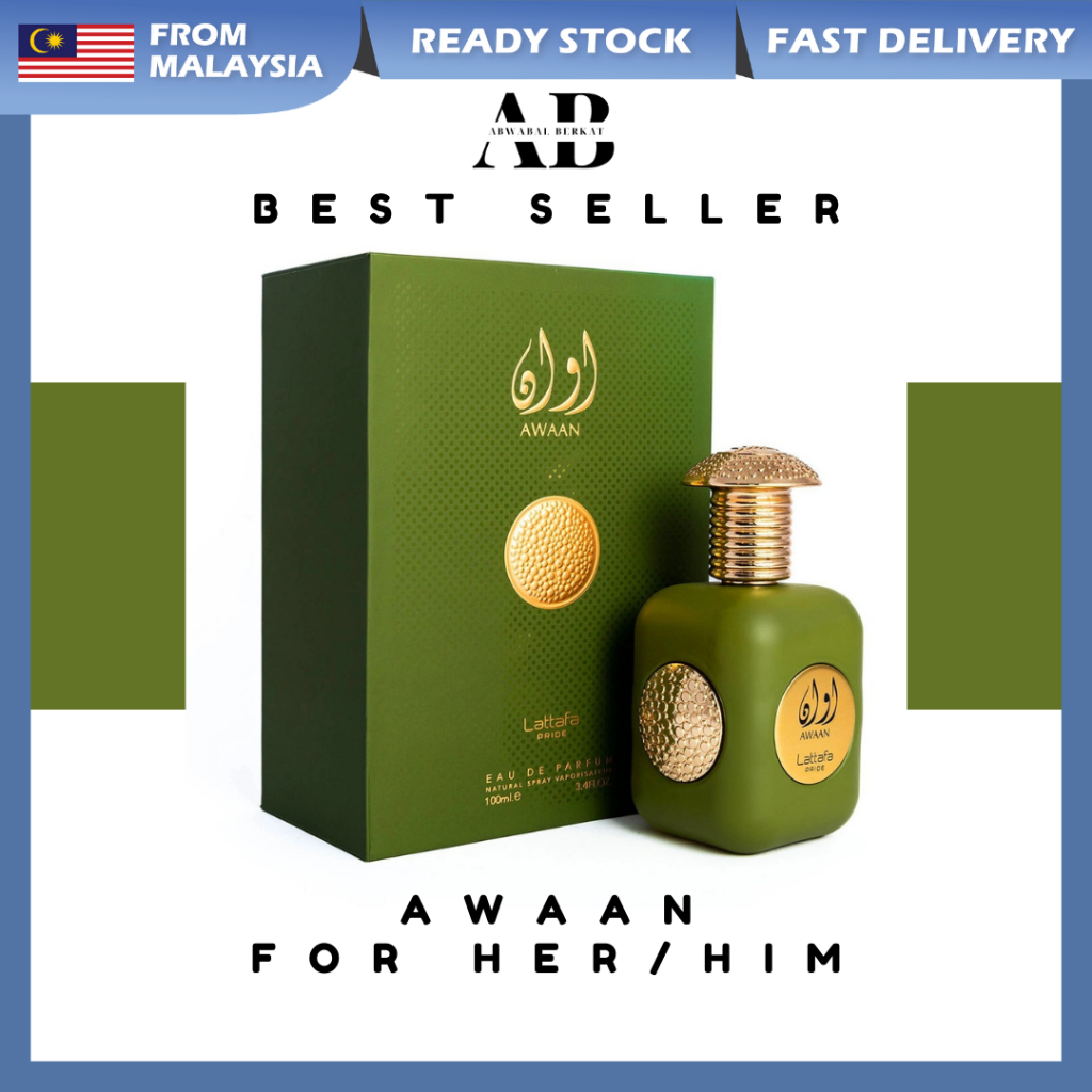 AWAAN EDP 100ML BY LATTAFA PRIDE & AB PERFUME ARAB DUBAI UNISEX FRUITY | Shopee Malaysia