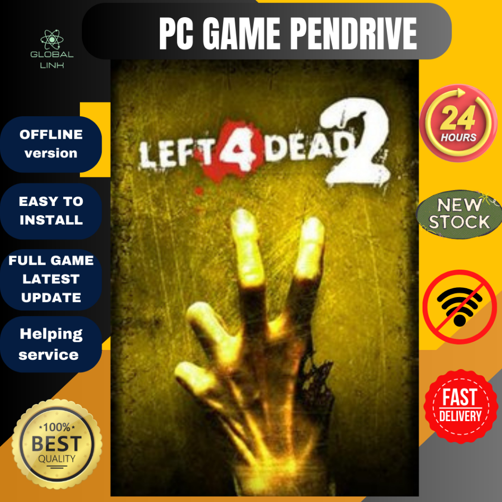 Left 4 Dead 2 (v2.2.0.2 + DLC: The Last Stand) 32 GB pendrive [ PC Game ...