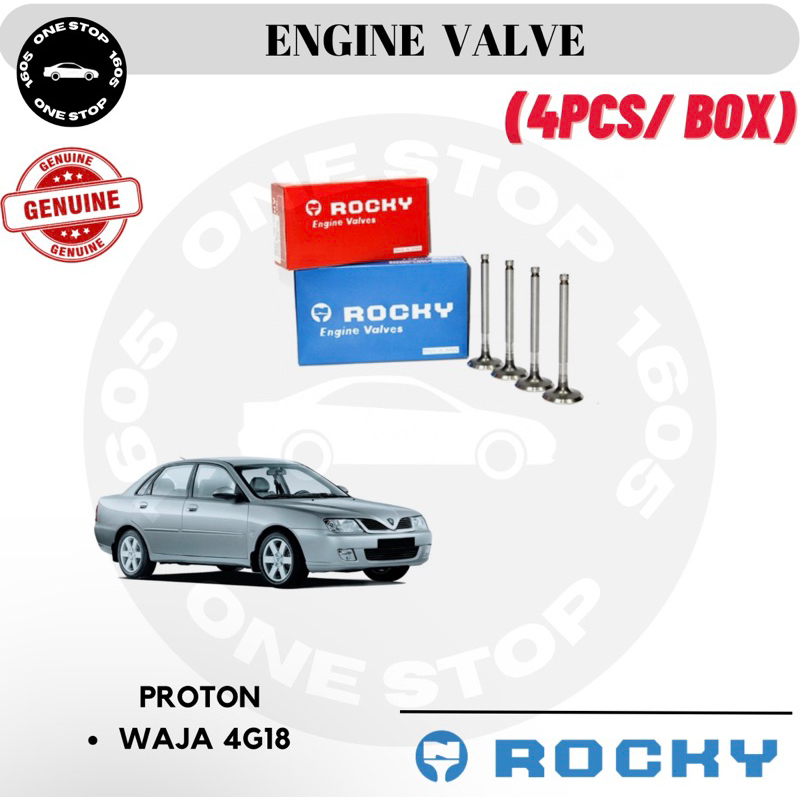PROTON WAJA 4G18 JAPAN ROCKY ENGINE VALVE SET INT INTAKE/ EXH EXHAUST ...
