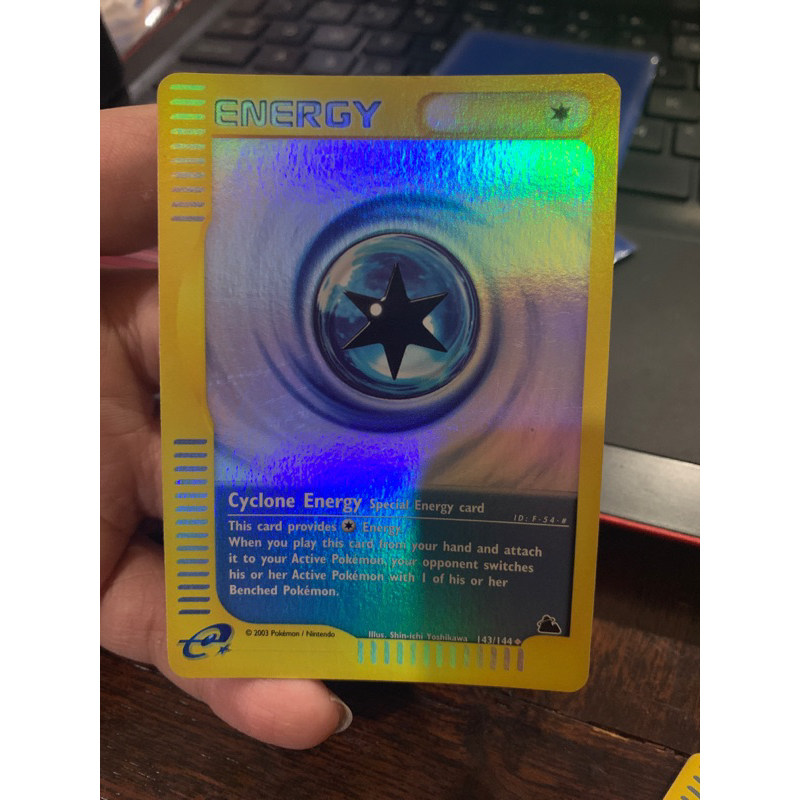 Pokemon Tcg - Vintage expedition Cyclone Energy rev holo | Shopee Malaysia