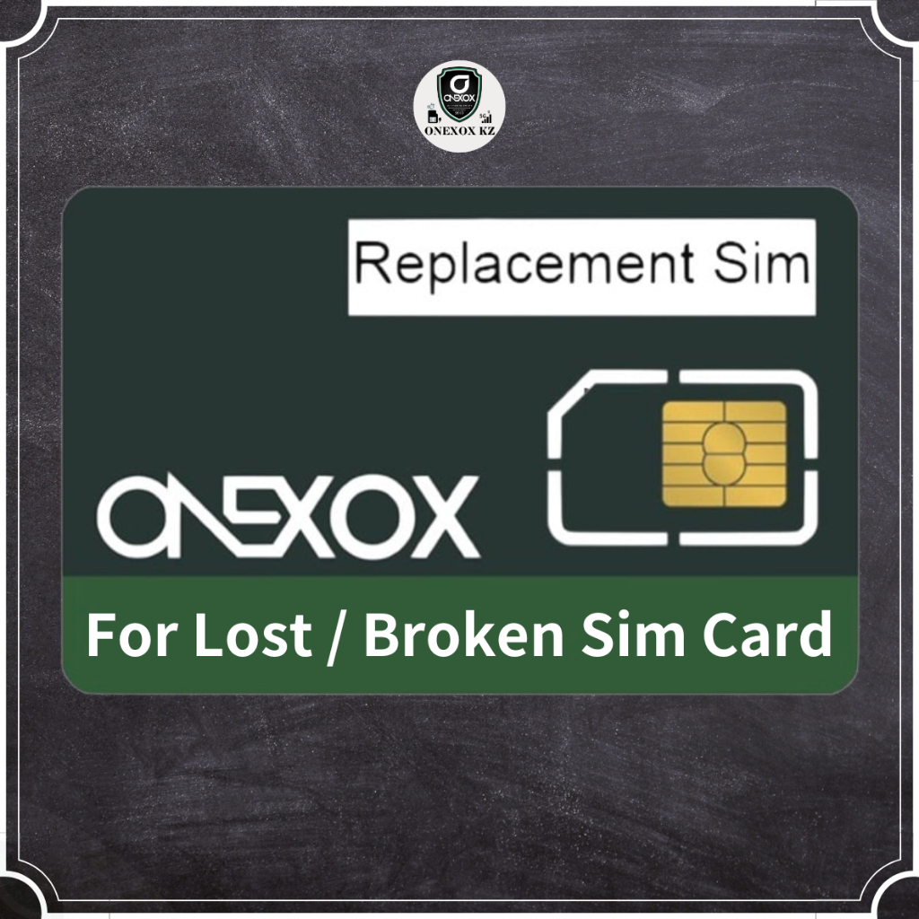 Onexox Simcard Replacement Xox Sim Card ( For Lost / Broken Sim Card ...