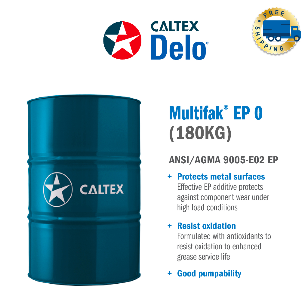 Caltex Multifak EP 0 Industrial Grease (180kg) | Shopee Malaysia