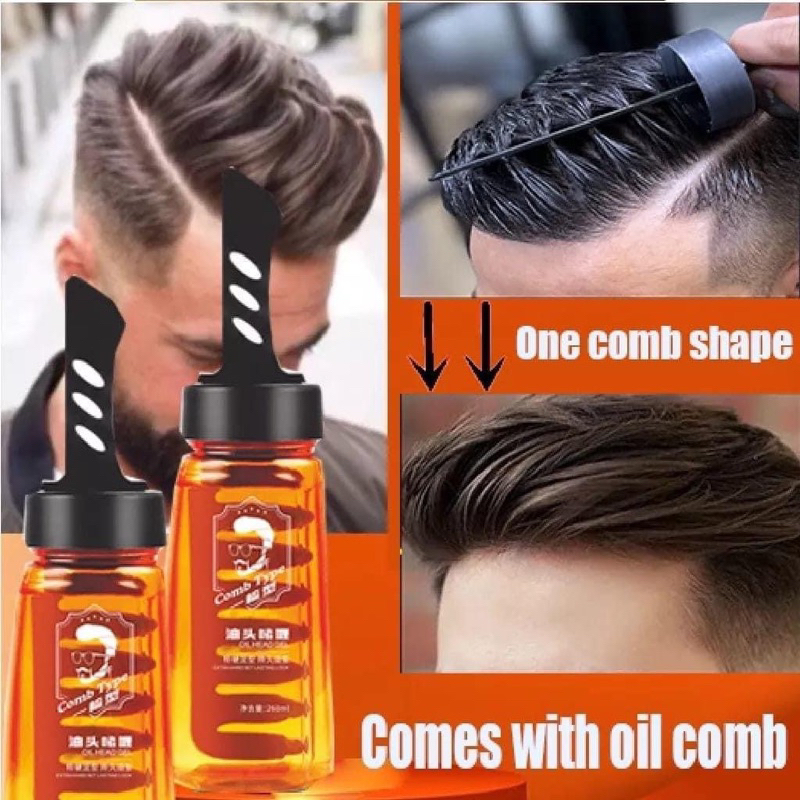 Gel rambut bersama sikat tak melekit tangan | Shopee Malaysia