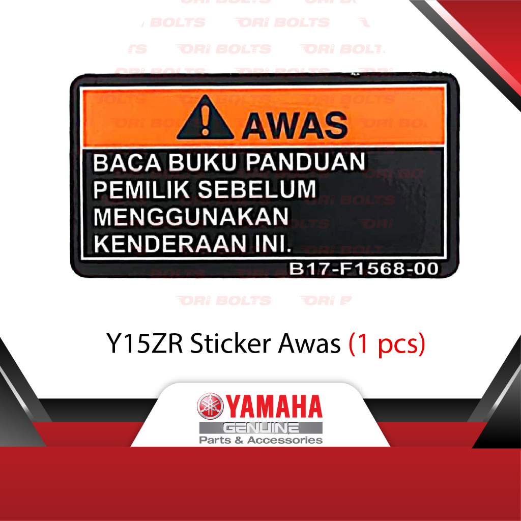 B17-F1568-00 Yamaha Original Y16ZR Y16 Y15ZR Y15 V1 V2 MT15 R15 135LC ...