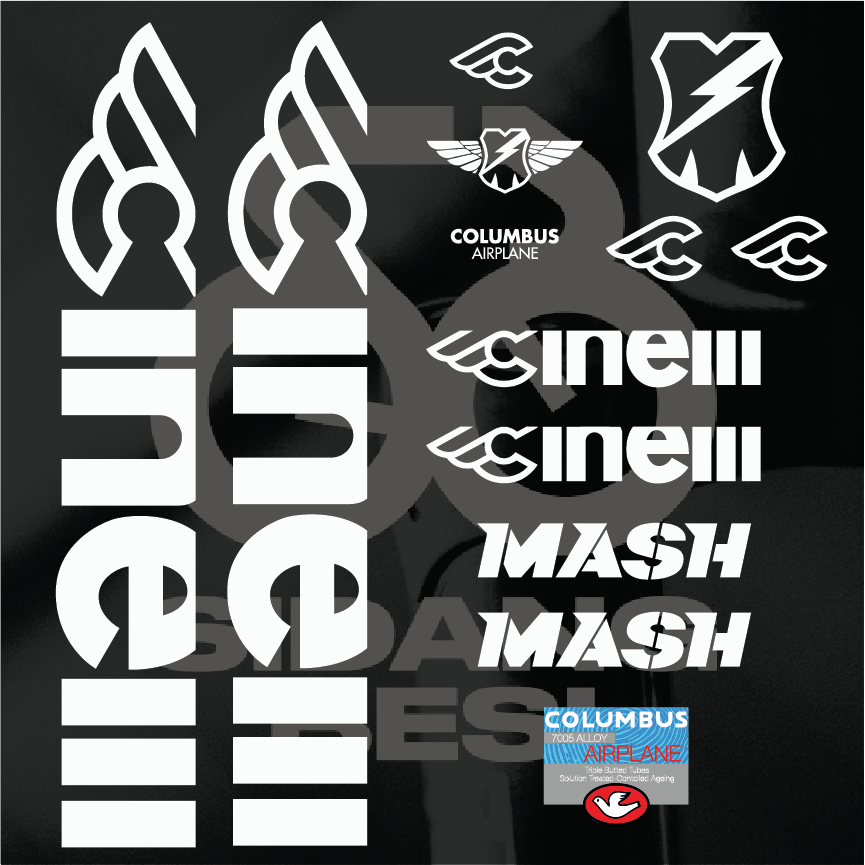 Cinelli Mash Fixed Gear Decals Sticker | Shopee Malaysia