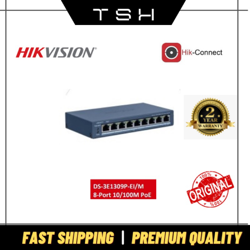 Hikvision 4/8 Port Fast Ethernet Smart POE Switch-Tsh | Shopee Malaysia