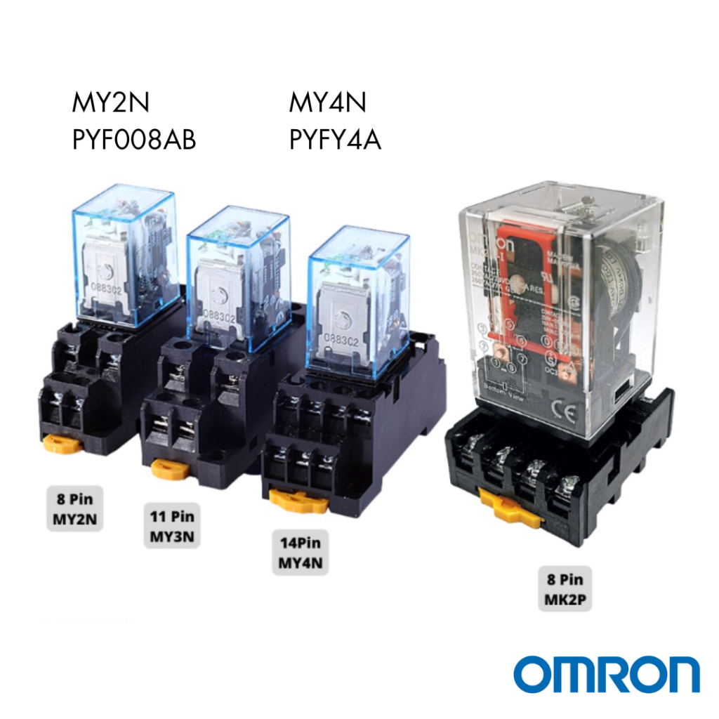 OMRON Relay MY2N MY4N PYF008AB PYFY4A | Shopee Malaysia