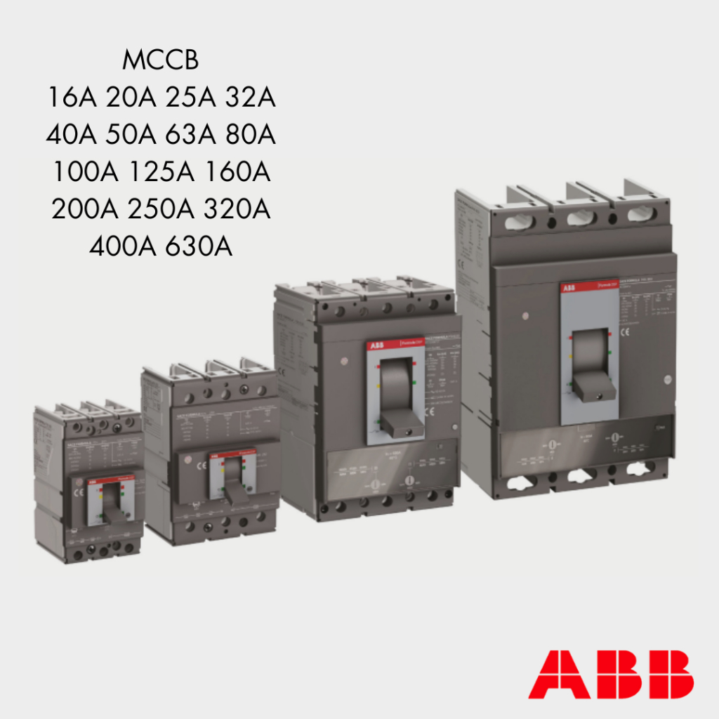 ABB DSP MCCB 25kA/36kA 200A 250A 320A 400A 630A 3P 3Poles | Shopee Malaysia