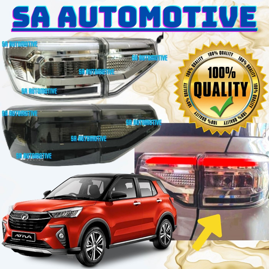 PERODUA ATIVA 2021 2022 2023 LIGHT BAR TAIL LAMP ALBINO 1 SET | Shopee ...