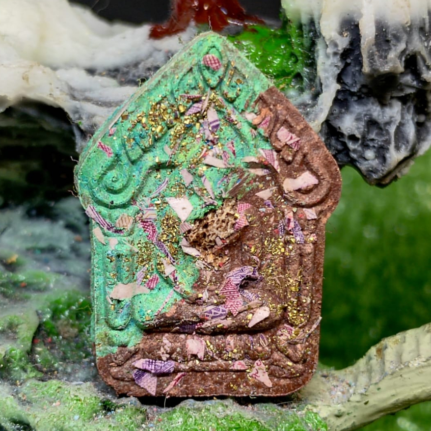 泰国佛牌 Phra Khunpan Prai Mongkhon Lp Sompong Kanko Wat Thep Charoen, Thai ...