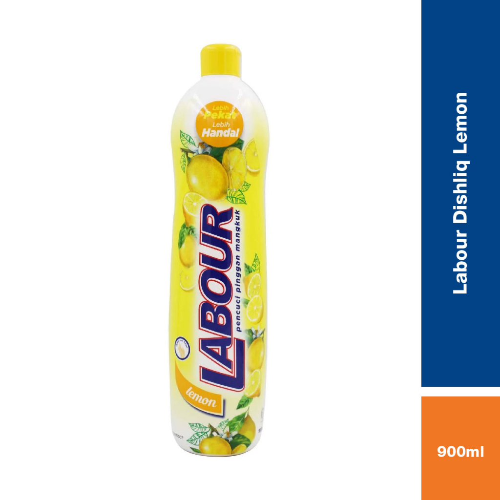 Labour Dishwash Liquid Lemon (900ml) | Shopee Malaysia