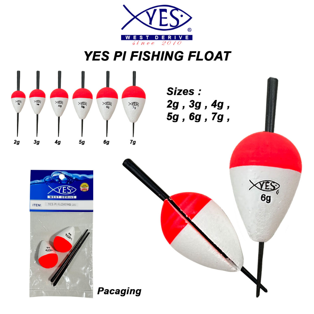 Yes PI Fishing Float (With 8 Size) | Shopee Malaysia