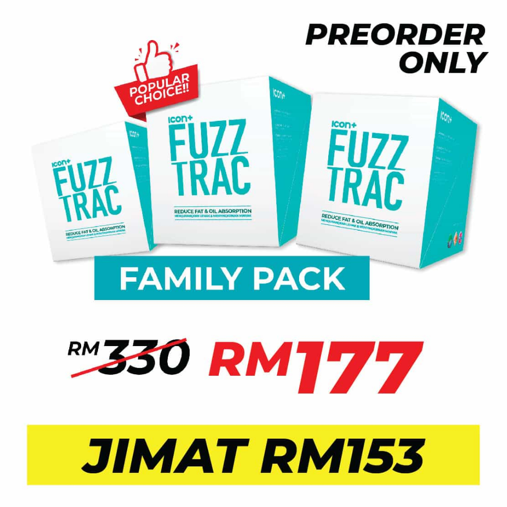 PRE ORDER FUZZ TRAC Oil Absorption & Reduce Fat , Tablet kurus, Lansing ...
