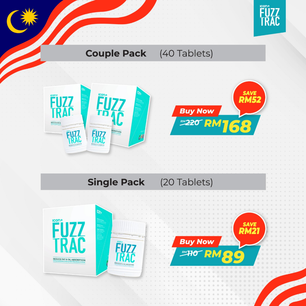 FUZZ TRAC Oil Absorption & Reduce Fat , Tablet kurus, Lansing, Slim ...