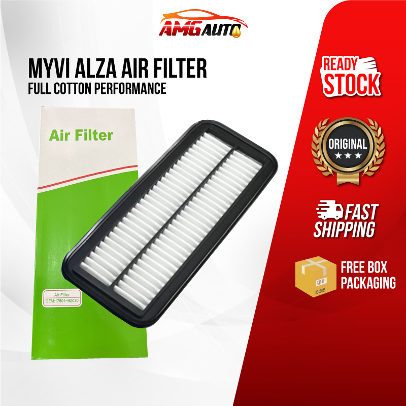 Myvi Alza Air Filter (Full Cotton) Performance Airfilter Car Spare ...