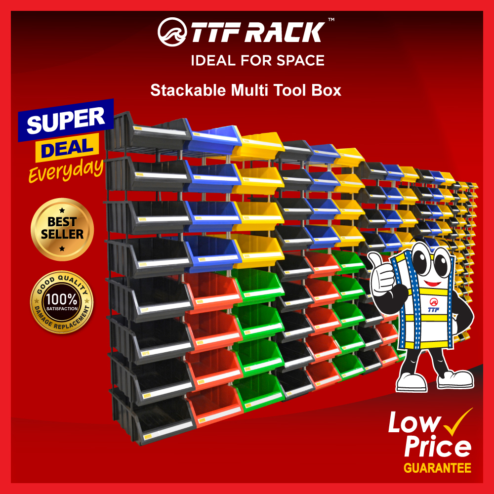 TTF Rack™ (MTBK SERIES) Multi Tool Box Storage Box Organizer ( 1 ...