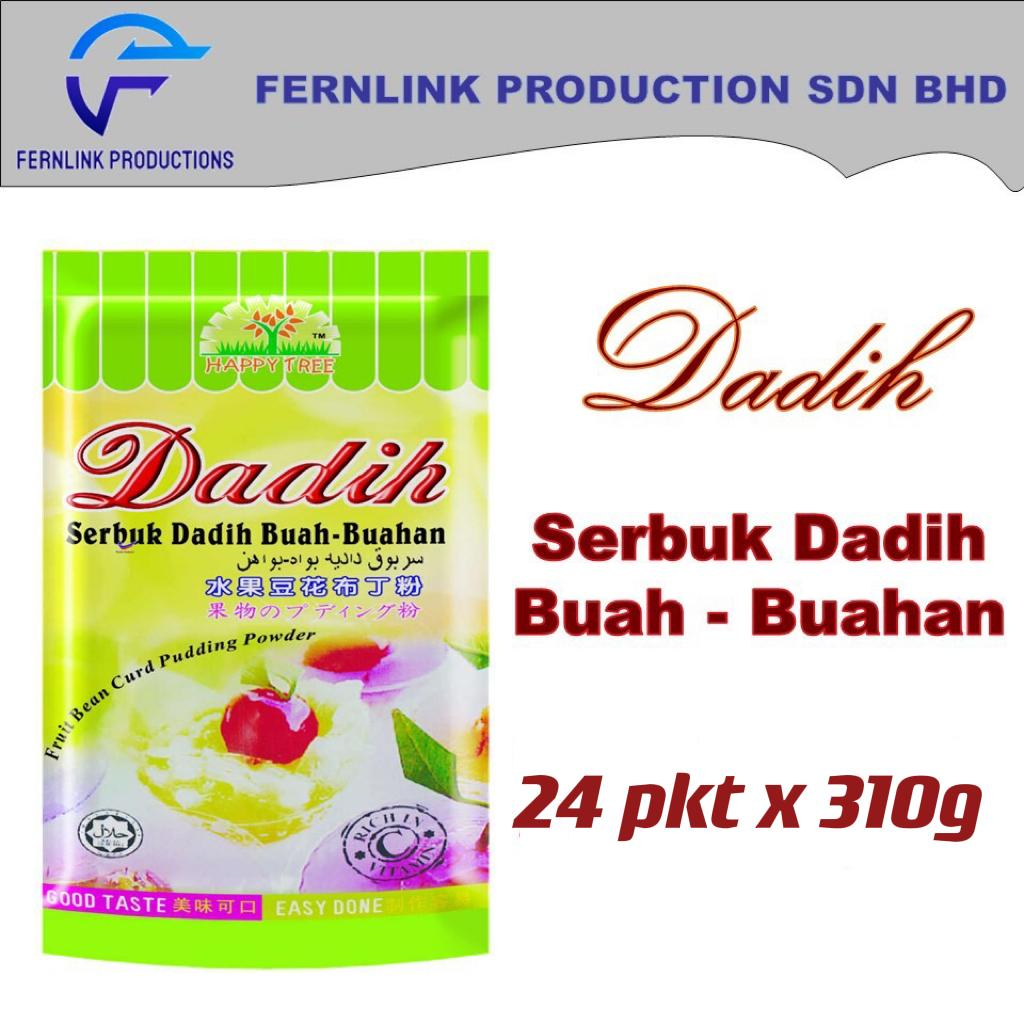 Happy Tree Serbuk Dadih Buah-Buahan 24 x 310g 1 CARTON (Mix flavour on ...
