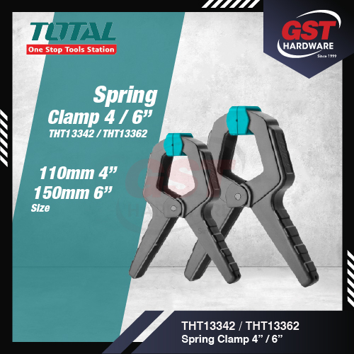 Total Spring Clamp 弹簧夹 - 100mm (4'') - THT13342 / 150mm (6 ...