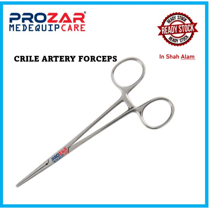 RHEIN CRILE ARTERY FORCEPS, 1/2 TEETH, CVD - 14CM | Shopee Malaysia