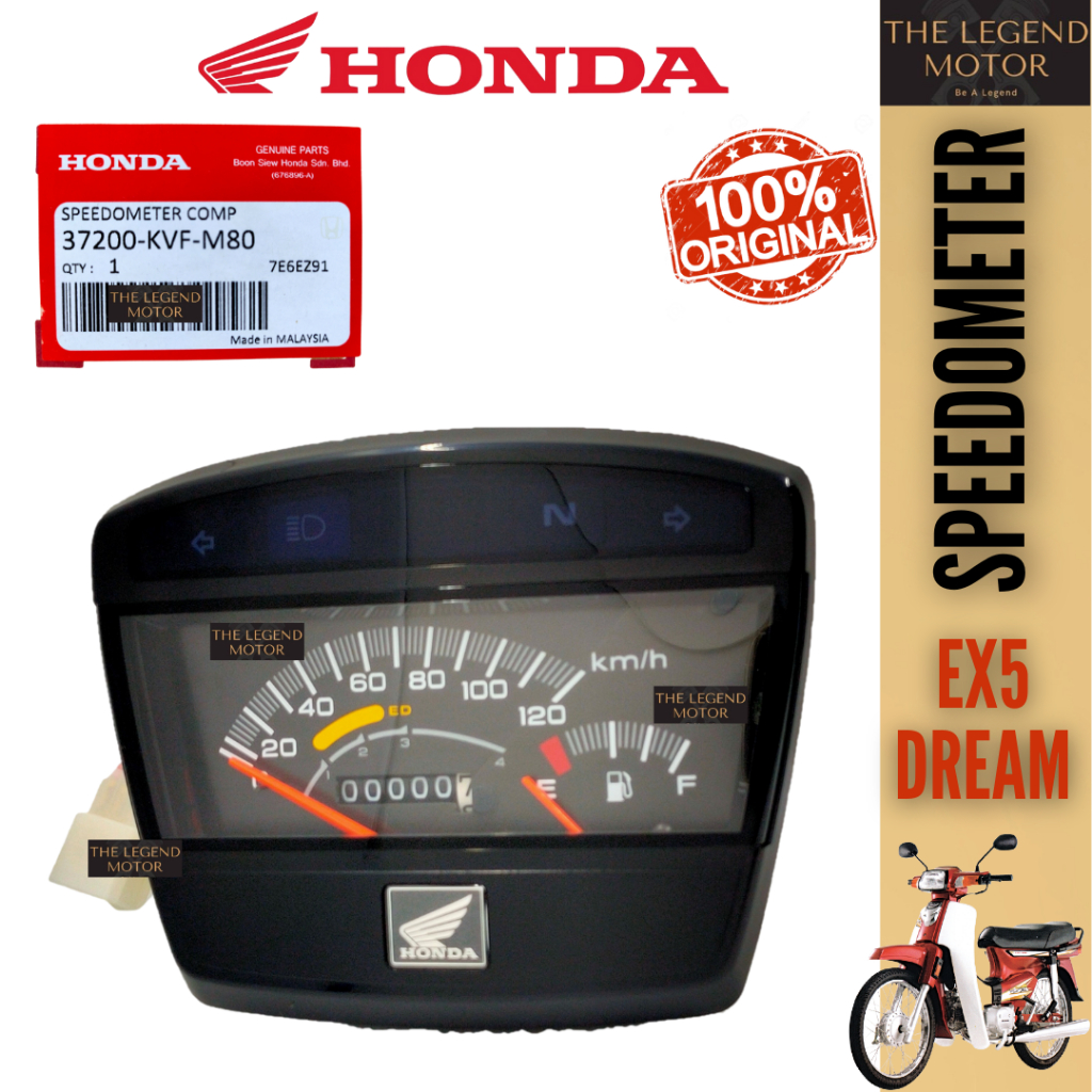 EX5 DREAM HONDA Speedometer Ori Speedo Meter Speed Miter Odometer Sped ...