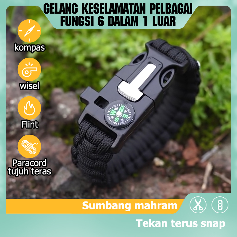 Wisel kelangsungan hidup Tali Jalinan Tali payung Gelang Paracord ...