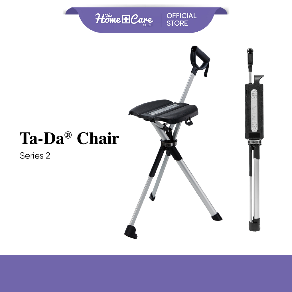 Ta-Da Chair Series 2 Tripod Seat Cane (Black-82cm/87cm) | Shopee Malaysia