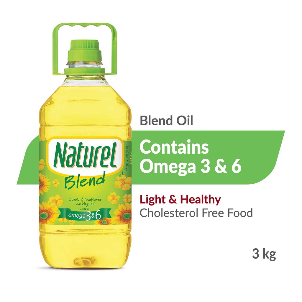 Naturel Blended Cooking Oil (3kg) | Shopee Malaysia