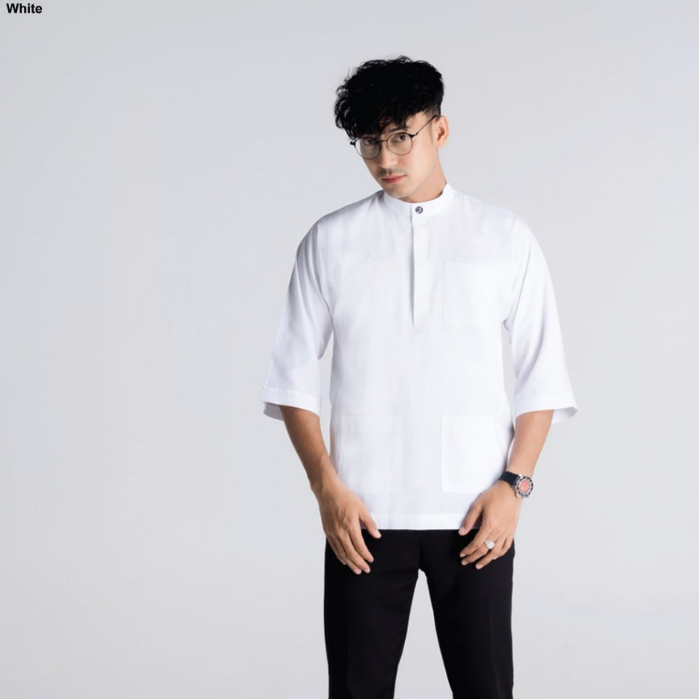 KURTA MALIQUE ELRAH ( WHITE ) | Shopee Malaysia