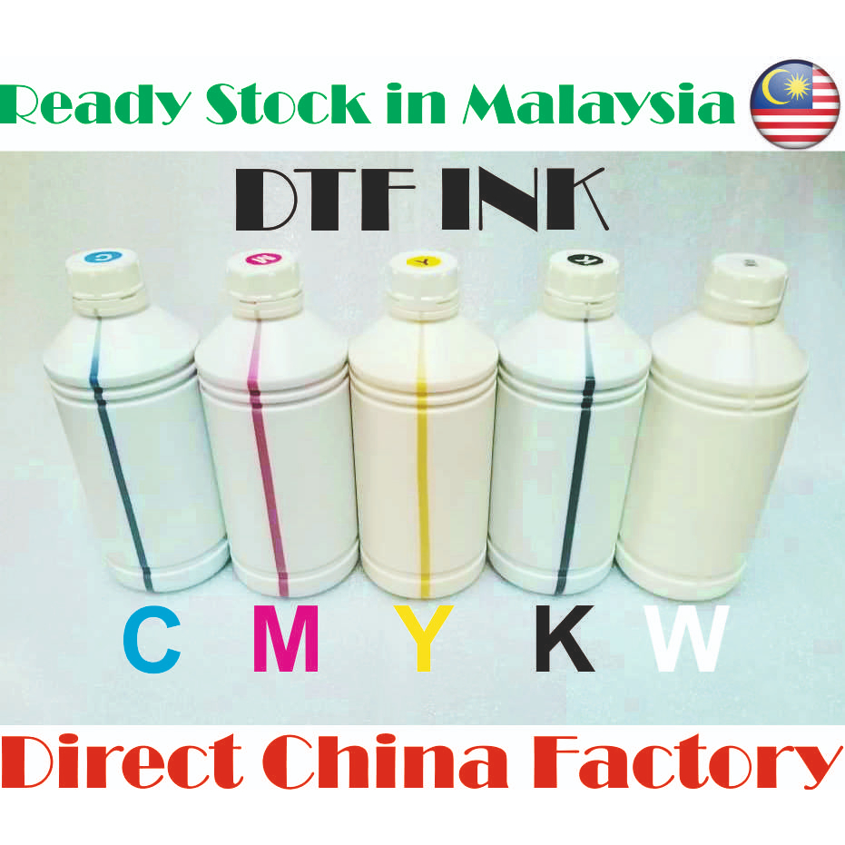 DTF Ink DTF Textile Ink DTF Whte Ink DTF CMYK Ink | Shopee Malaysia