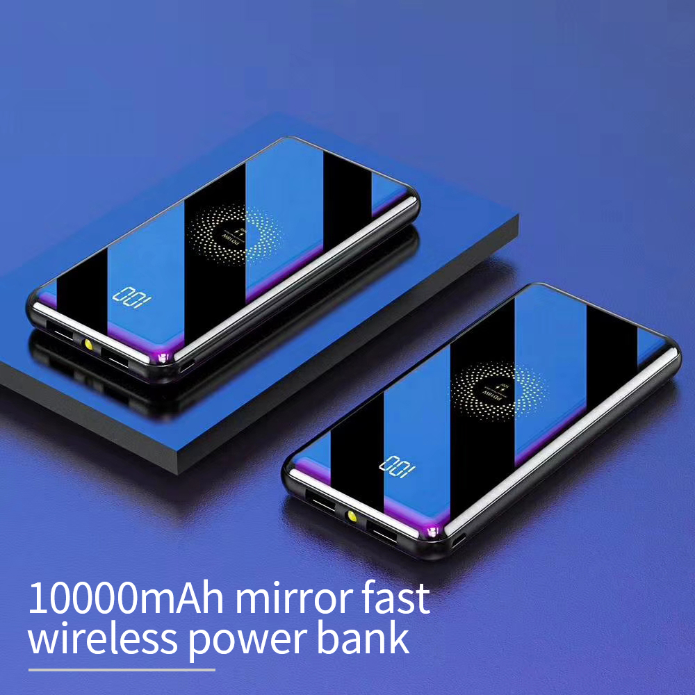 Credo Mirror 10000mAh Fast Wireless Charging Power Bank / Mirror Power ...
