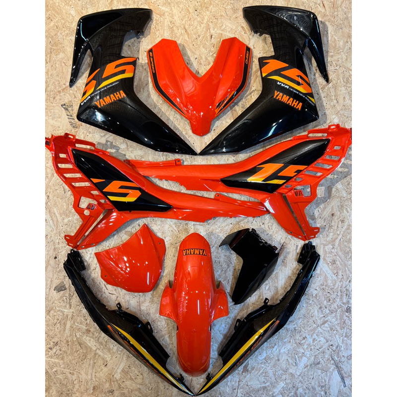 HLD COVER SET Y16ZR OREN HITAM 2023 | Shopee Malaysia