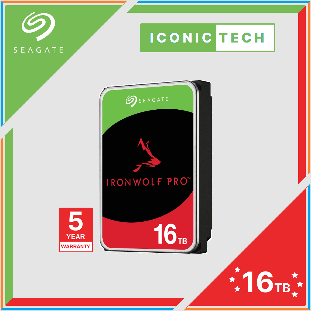 100% Original Brand New Malaysia Set --> Seagate 16TB IronWolf Pro 7200 ...