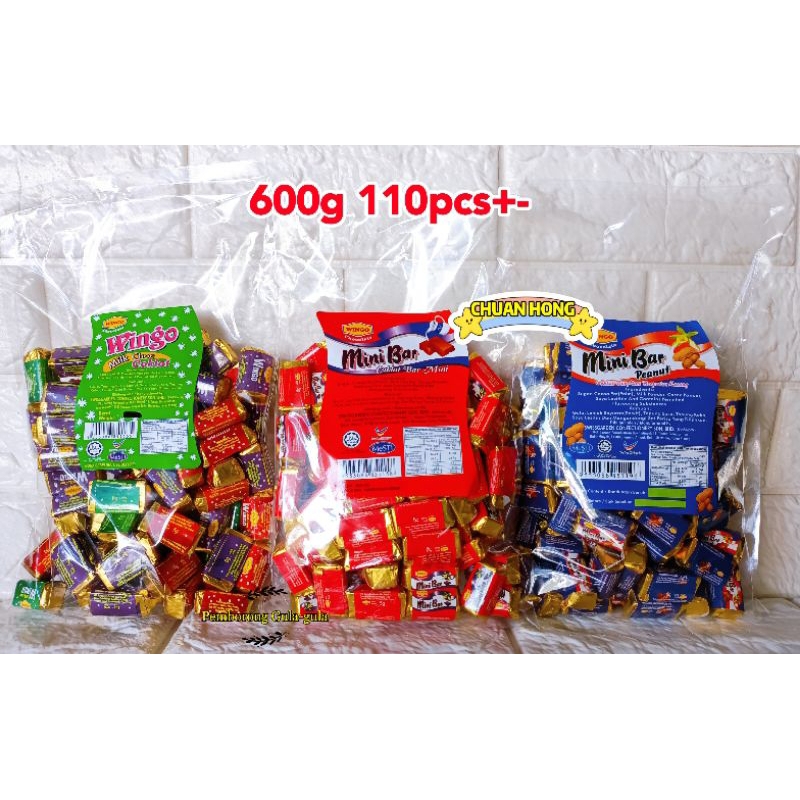 WINGO Mini Golden Chocolate Bar 600g / 90pcs+- | Shopee Malaysia